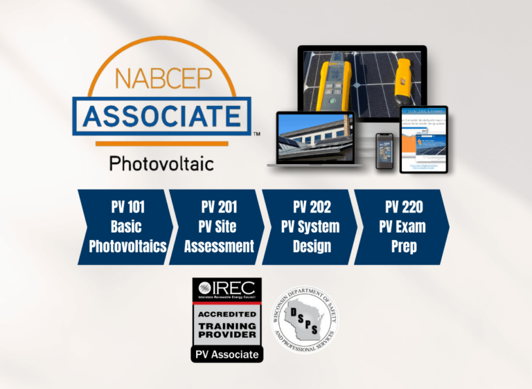 NABCEP PV Associate Package - Midwest Renewable Energy Association
