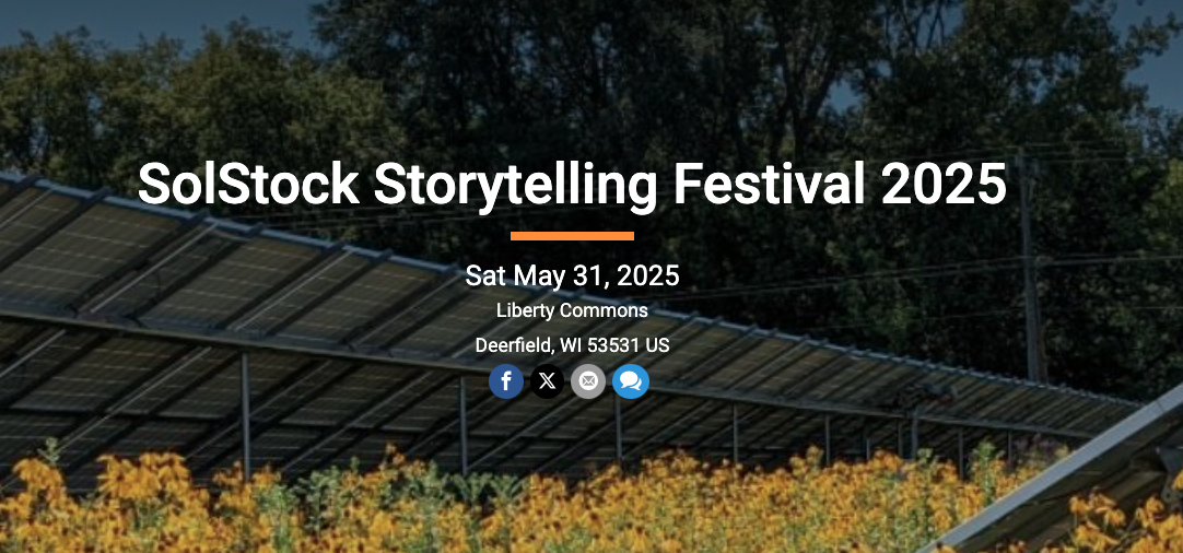 Solstock Storytelling Festival - Midwest Renewable Energy Association